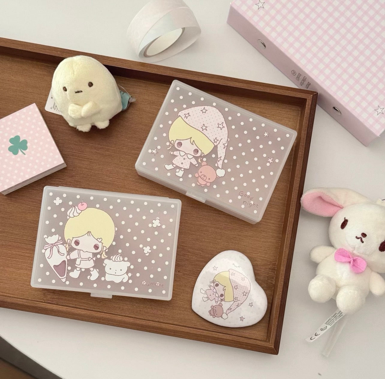 {ribbon shop} polka dot frosted box – hrtseeker